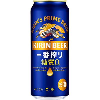 台灣麒麟 KIRIN | KIRIN一番搾 零糖質啤酒 500ml
